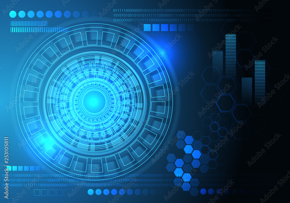 Computer Technology Background Vector