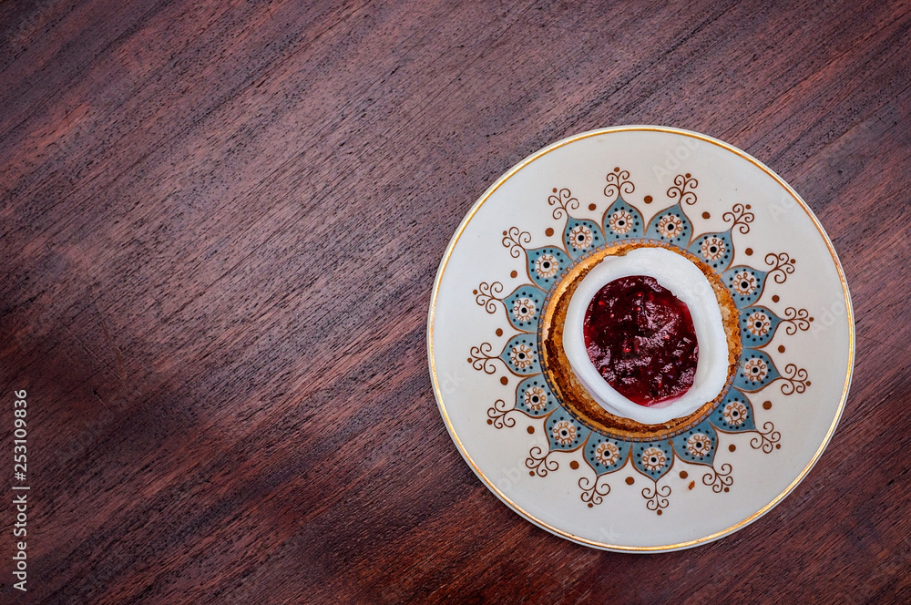 Runeberg's tart or cake is a Finnish traditional dessert and pastry ...