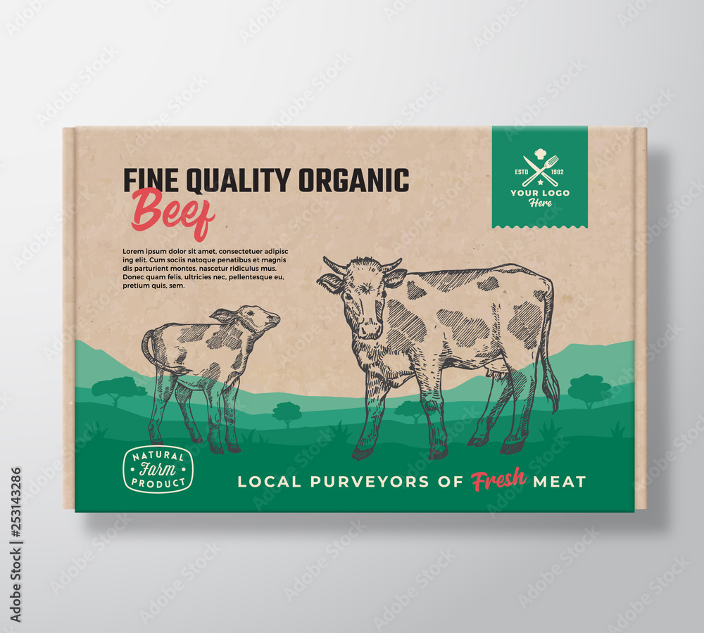 Natural Beef Label