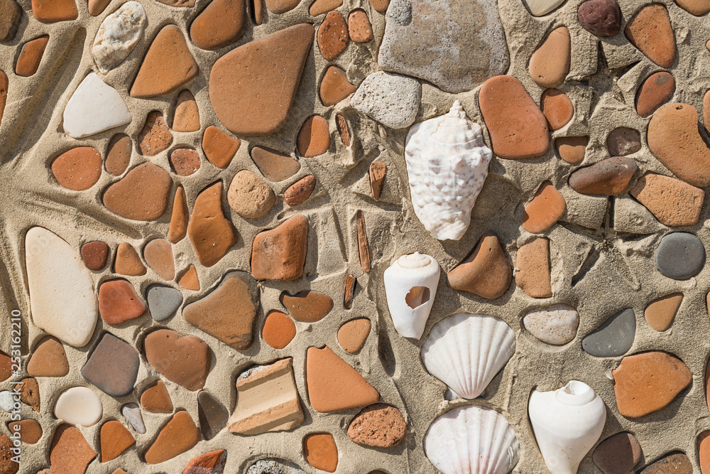 Mosaic Sea Shell Pattern
