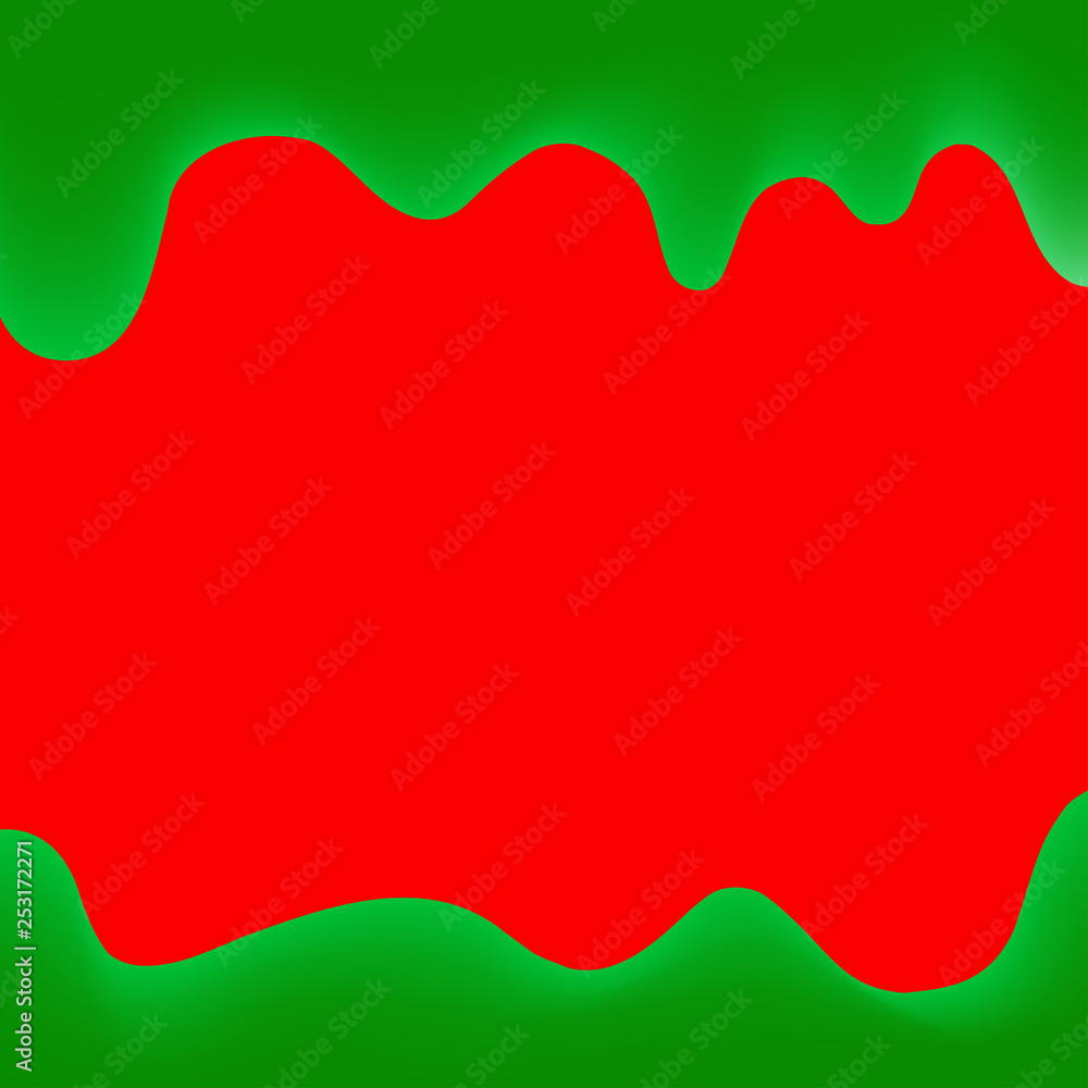 banner dripping paint red and green for background colorful, watercolor ...