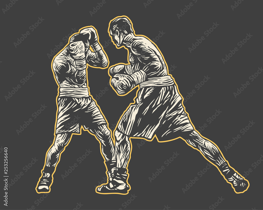Fighter Boxer Drawing
