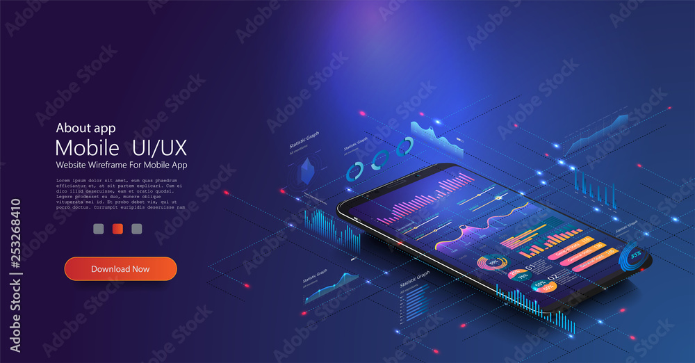 Online statistics and data Analytics .Digital money market, investment ...