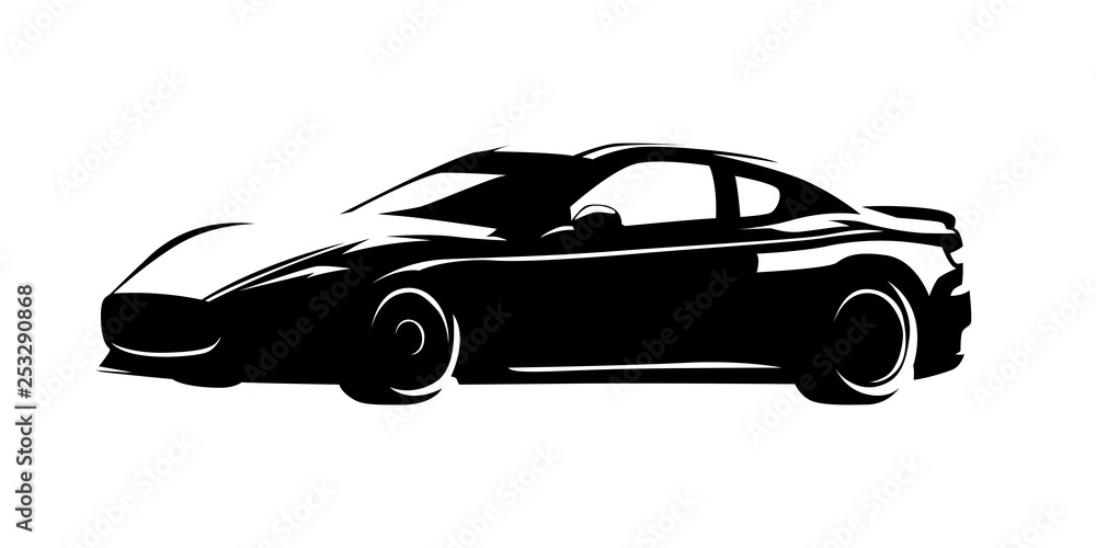 Race Car Drawing Side View