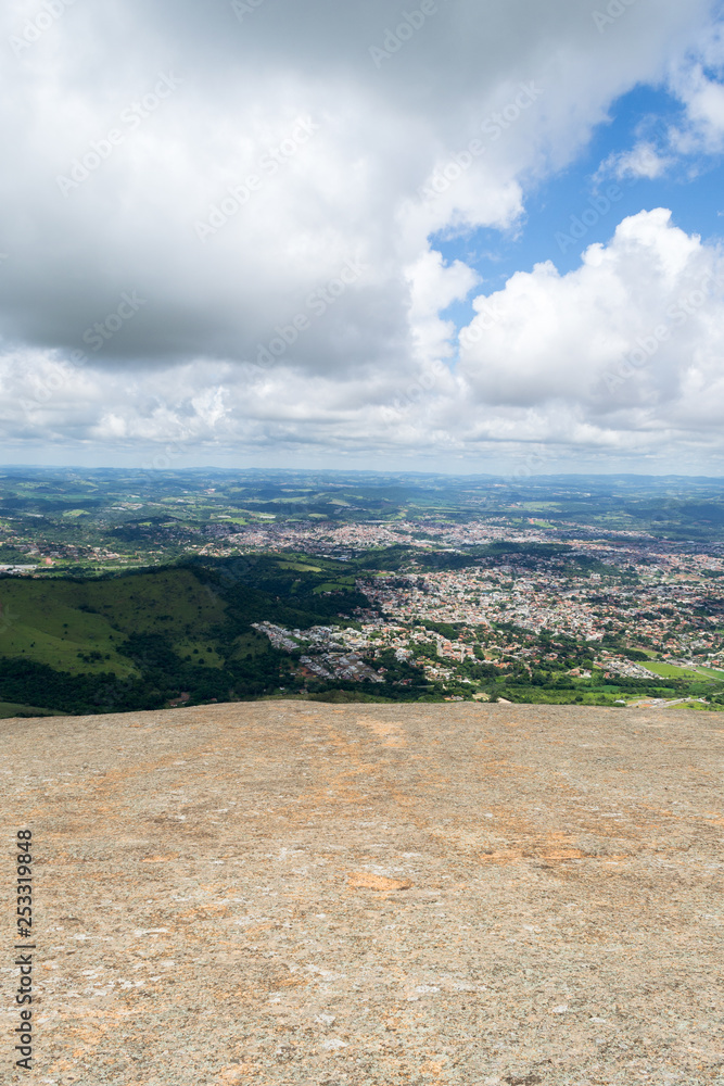 The Rocky landscape of Pedra Grande, a huge mountain in Atibaia, Sao ...
