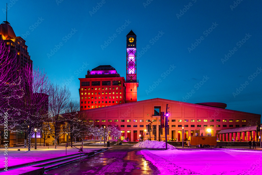 Mississauga, Canada, February 14, 2019: The Square One during the ...