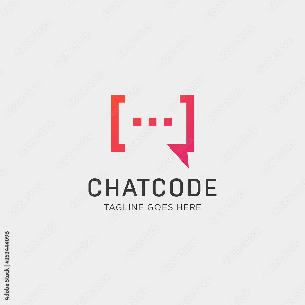 Chat, Message, speech, Conversation logo template with business card ...