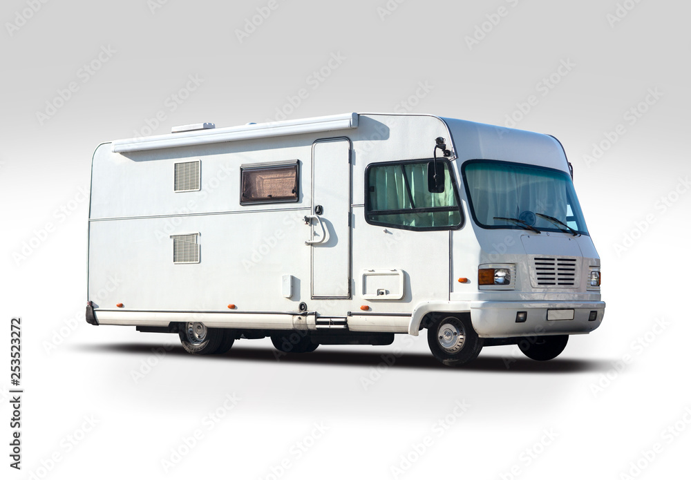 Classic German motorhome Stock Photo | Adobe Stock