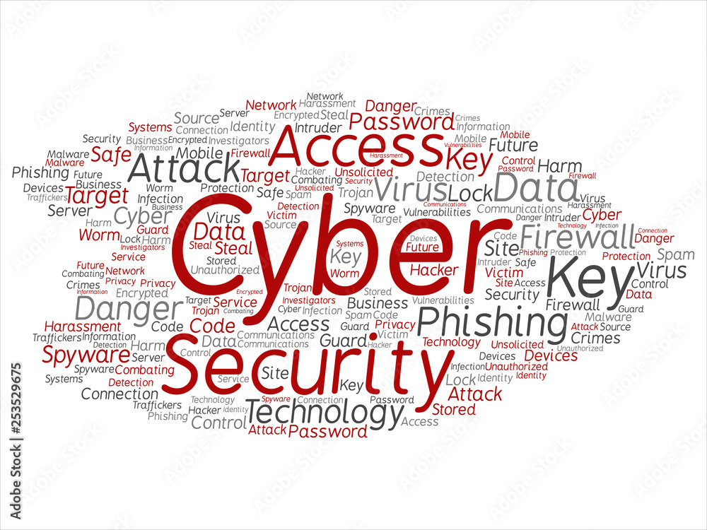 Vector concept or conceptual cyber security access technology abstract ...
