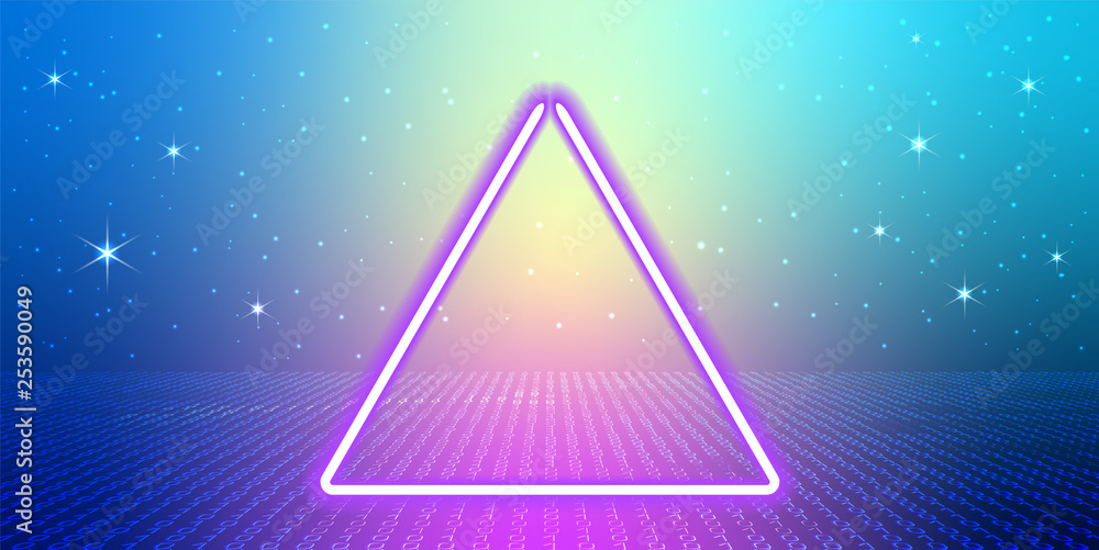 Space Triangle Wallpaper
