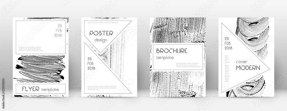 Cover page design template. Stylish brochure layou Stock Vector | Adobe ...