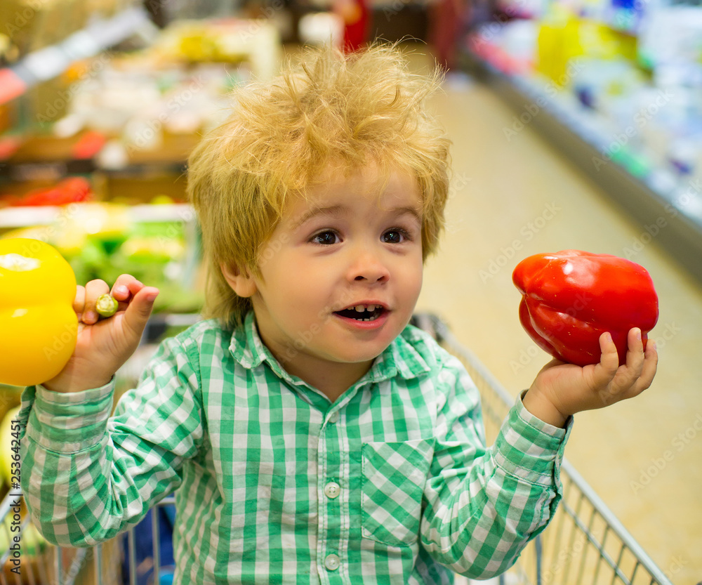 Happy meal for children. For childish menu poster. Funny food story ...
