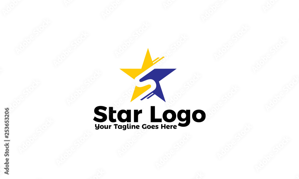Star Logo Stock Vector | Adobe Stock