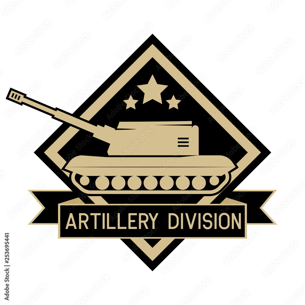army badge logo isolated on white background, vector illustration Stock ...
