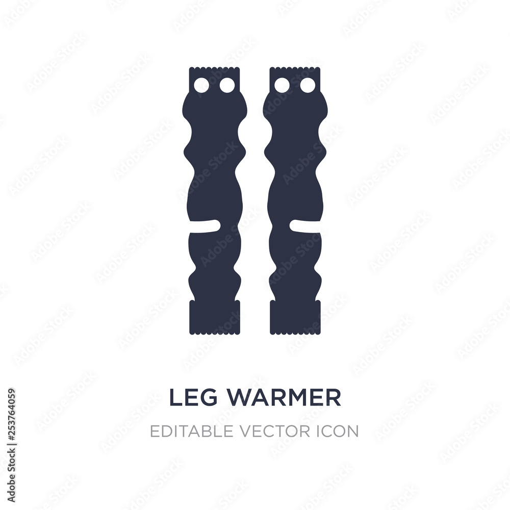 leg warmer icon on white background. Simple element illustration from ...