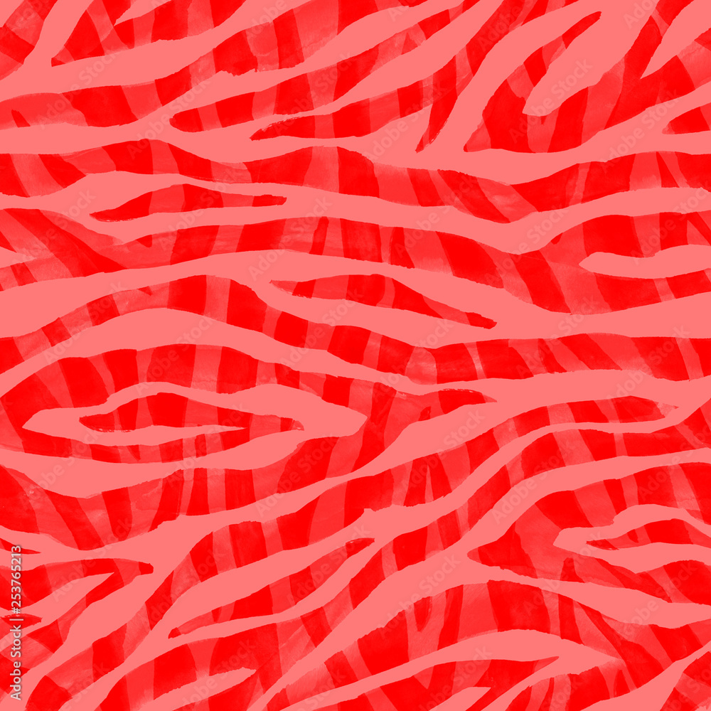 Red Zebra Stripes
