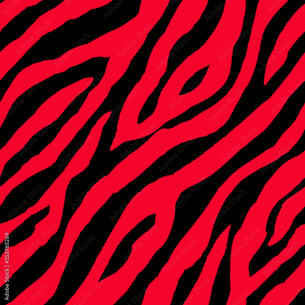 Black and red abstract optical illusions zebra striped textured ...