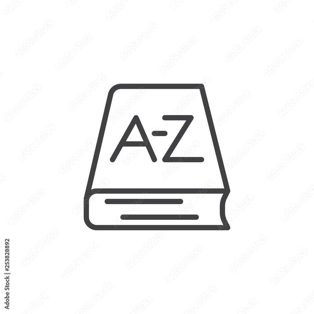 Dictionary Icon Vector