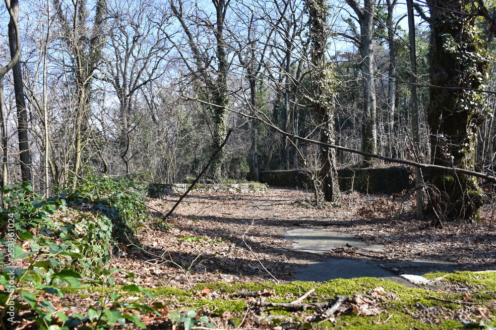 Hotel, Triest, Obelisco, Italien, geschlossen, gesperrt, verlassen ...