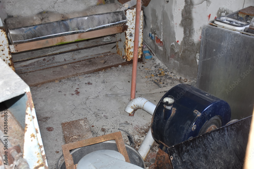 Hotel, Triest, Obelisco, Italien, geschlossen, gesperrt, verlassen ...