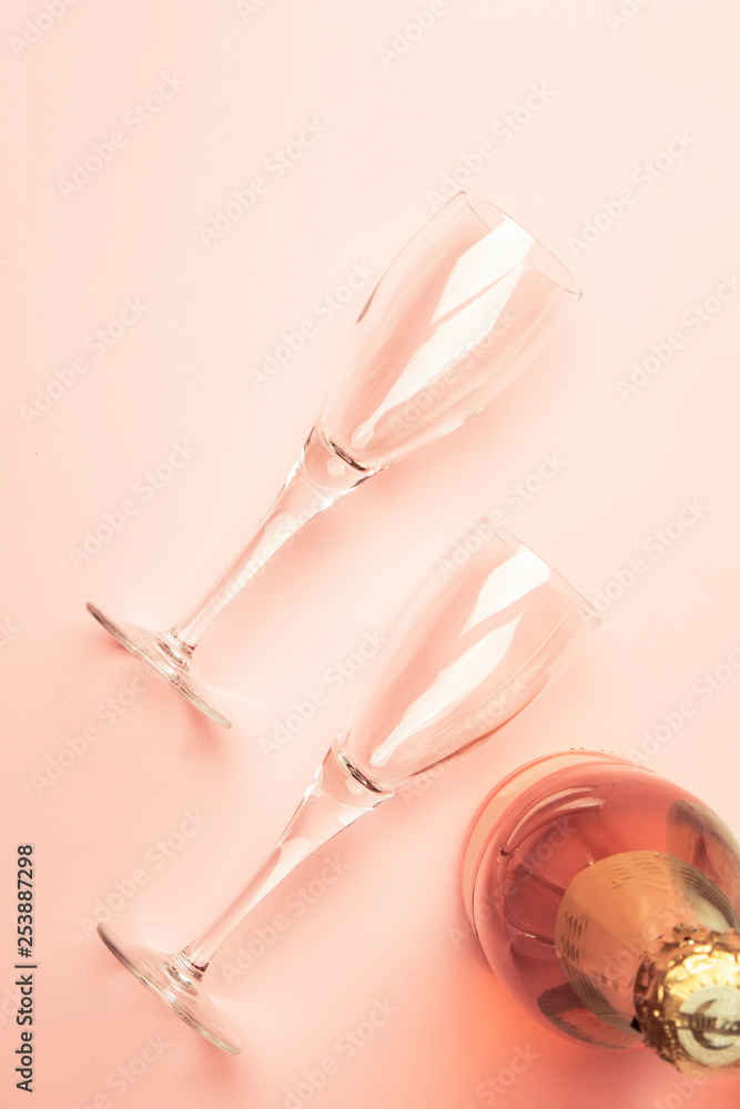 Pink Champagne Background