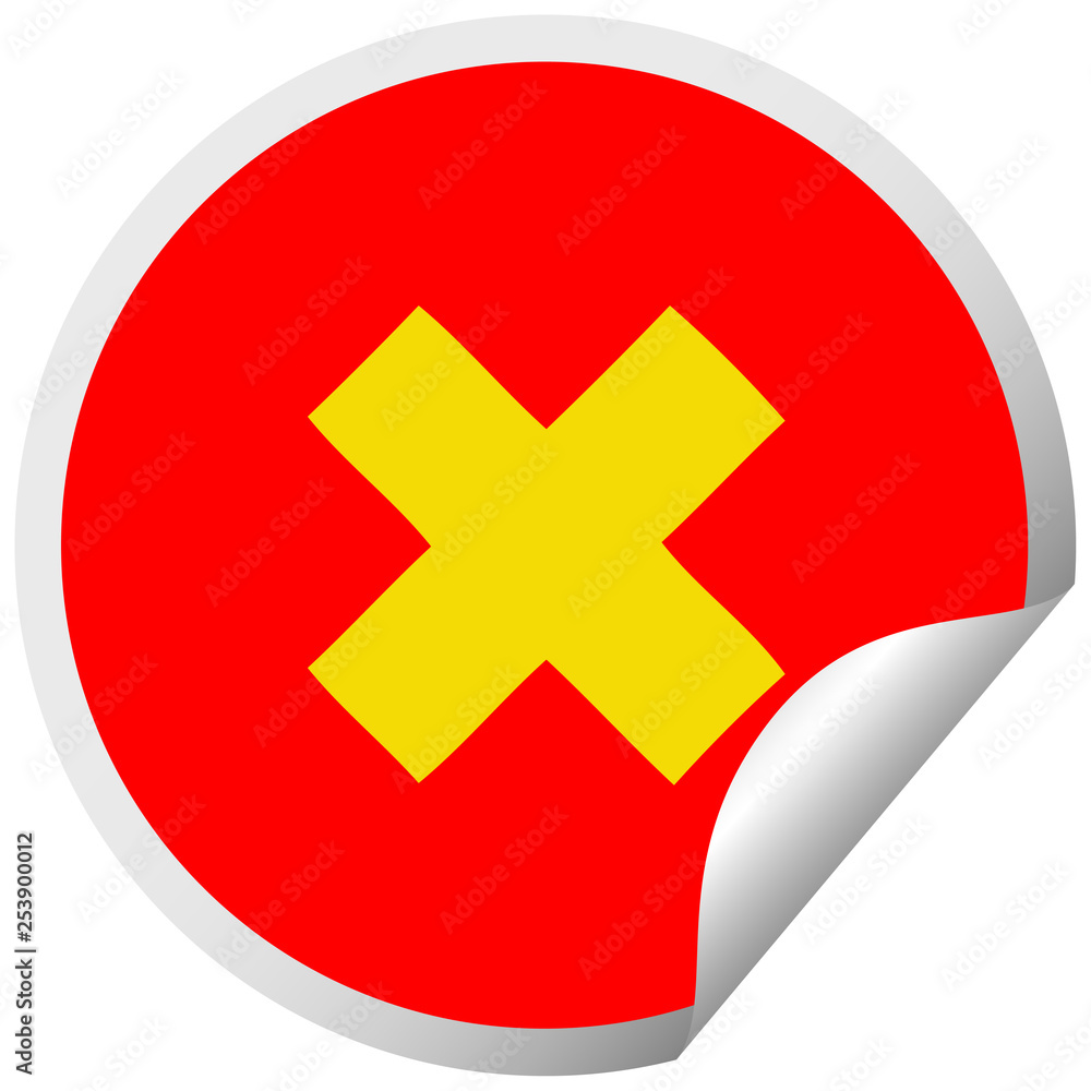 Multiplication Sign Red