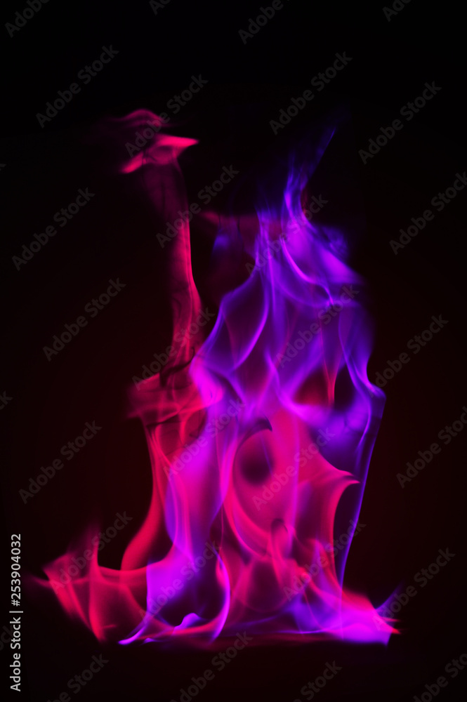 Colorful Fire Smoke