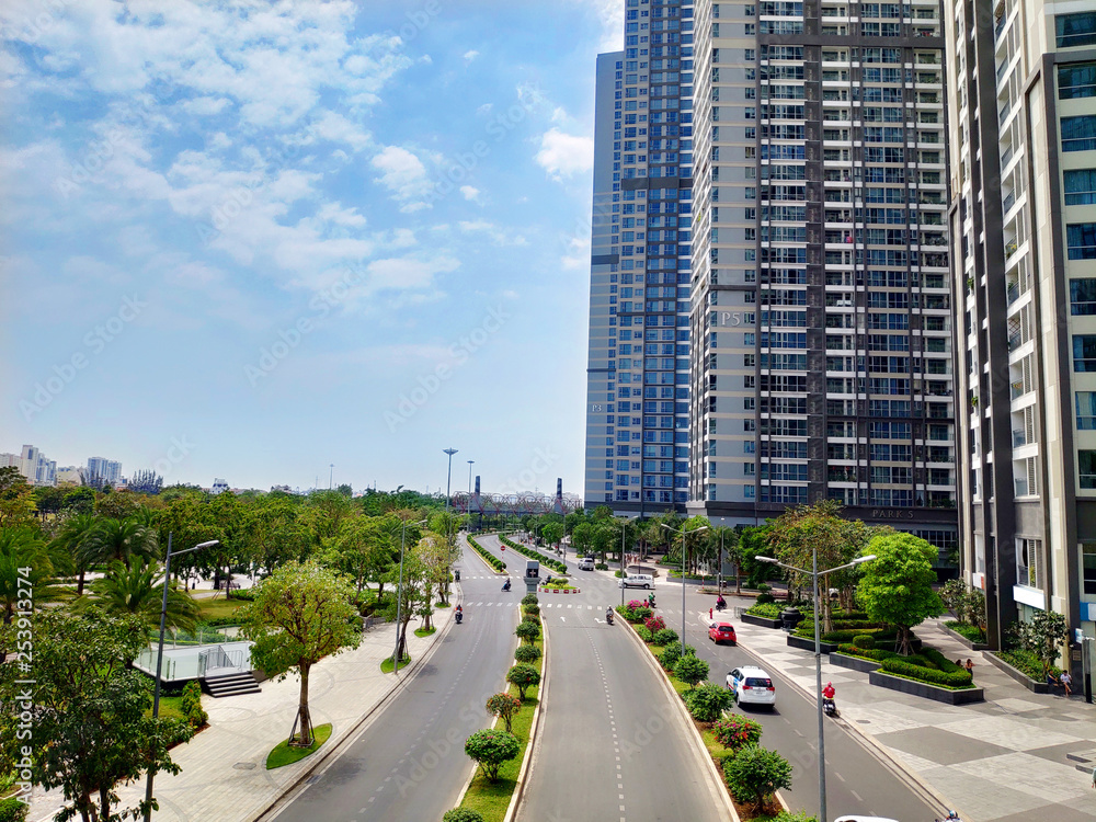 Saigon/Vietnam: March 1 2019: Landmark 81 super-tall skyscraper tallest ...