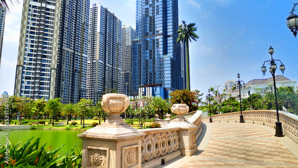 Saigon/Vietnam: March 1 2019: Landmark 81 super-tall skyscraper tallest ...