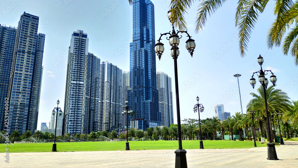 Saigon/Vietnam: March 1 2019: Landmark 81 super-tall skyscraper tallest ...