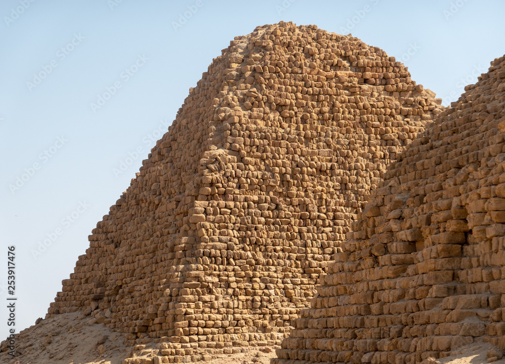 Pyramid of the Black Pharaohs of the Kush Empire in Sudan, Africa Stock ...