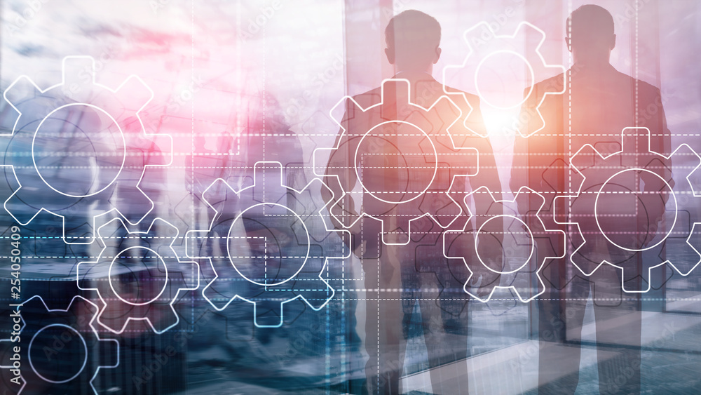 Gears mechanism, digital transformation, data integration and digital ...
