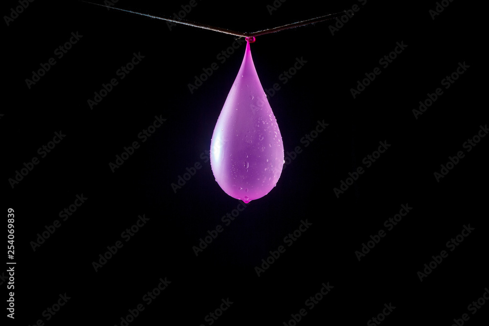 Amazing explosion big water color balloon bomb with splash water on ...