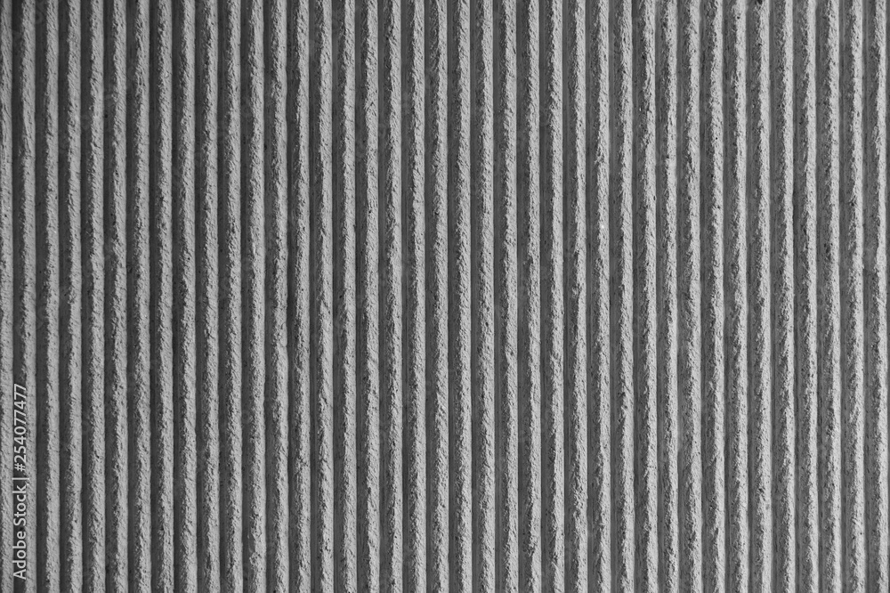 Surface of the wall with a decorative white plaster. Textured concrete ...