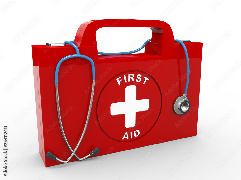 First Aid Logo 3d