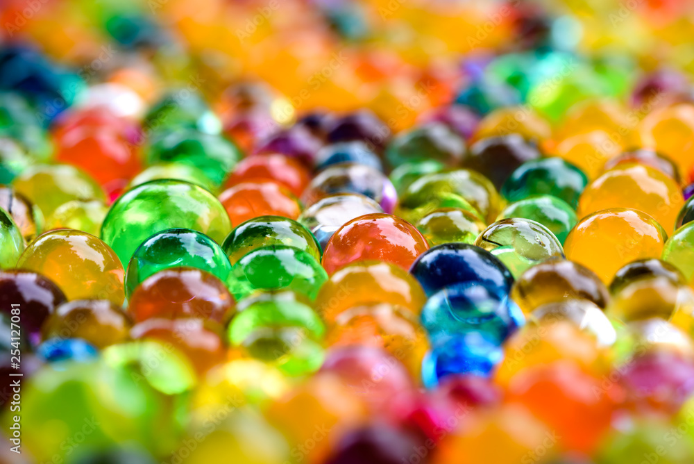 colorful orbeez macro shot. Stock Photo | Adobe Stock