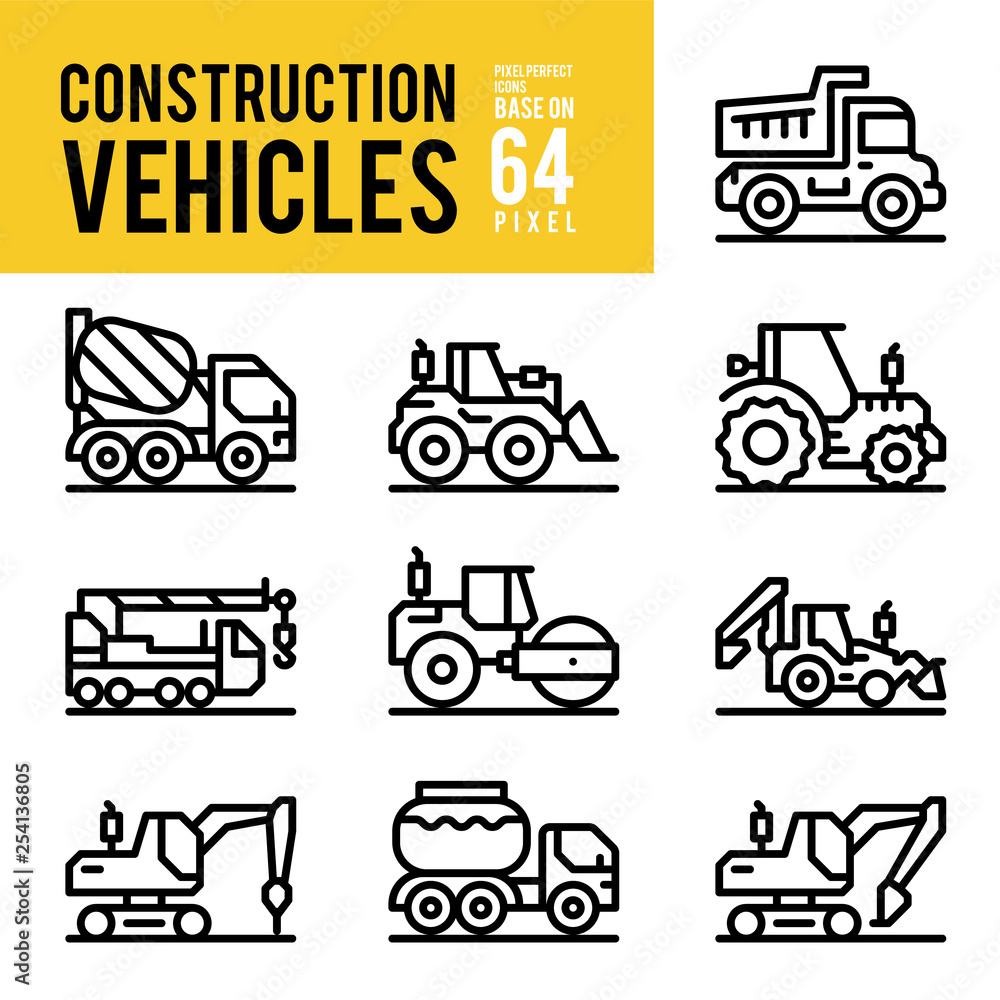 Construction Vehicle Icons