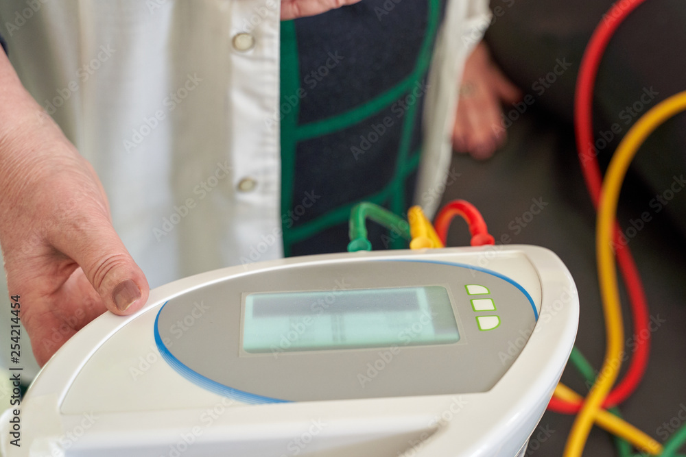 Peripheral artery disease measuring for patient ankle brachial index ...