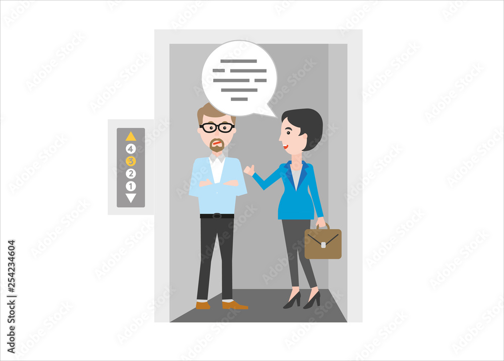 Elevator Pitch Stock Vector | Adobe Stock