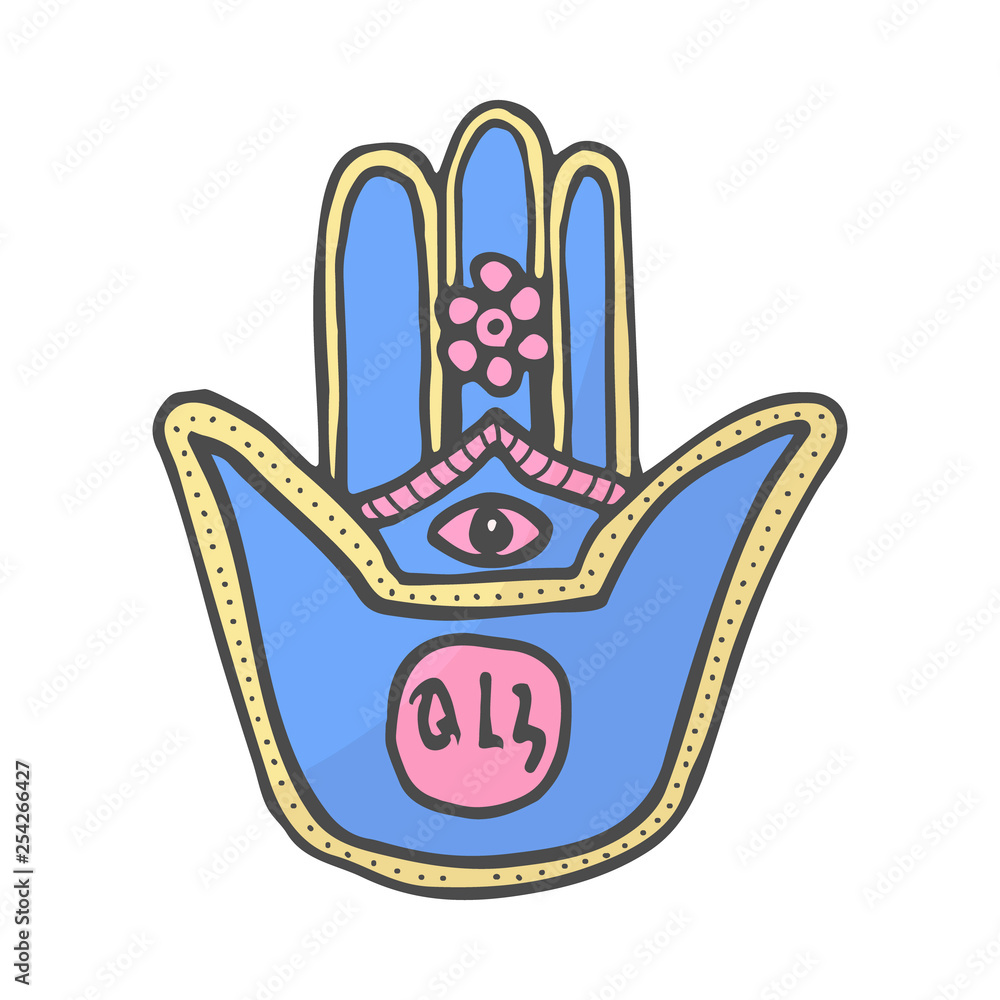 Evil Eye Hand Symbol