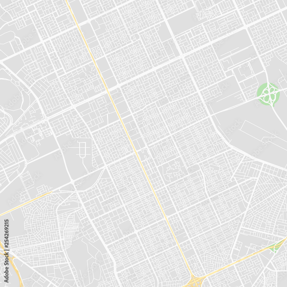 Downtown vector map of Riyadh, Saudi Arabia Stock Vector | Adobe Stock