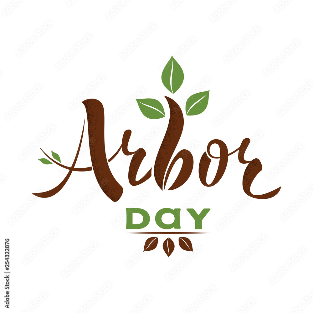 National Arbor Day - creative concept. Suitable for greeting card ...