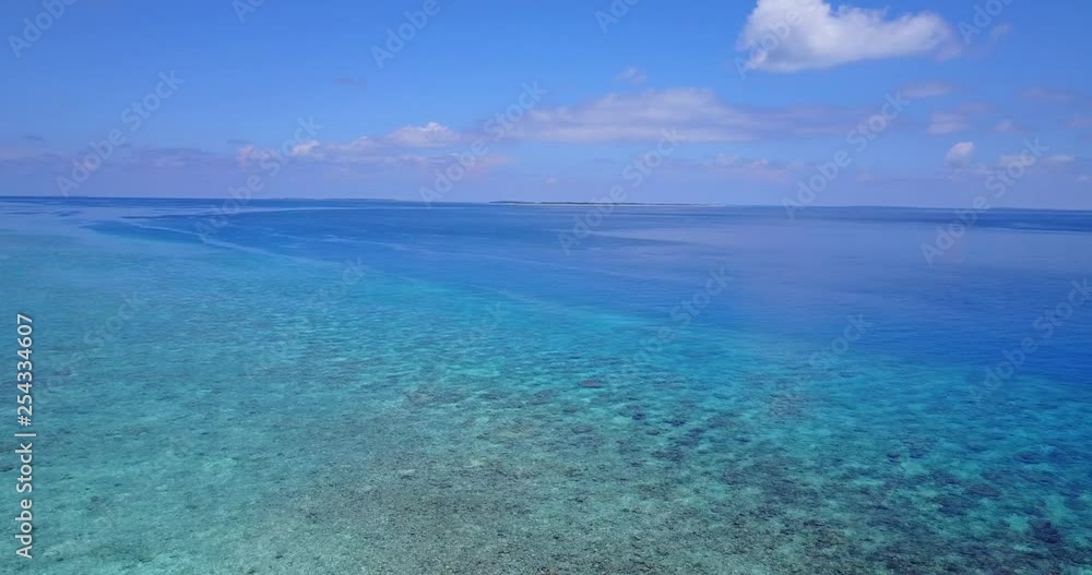 Vidéo Stock Calm tropical sea with saturated colours near el nido ...