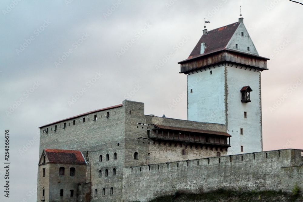 Narva Castle / Hermann Castle - a medieval castle in the Estonian city ...