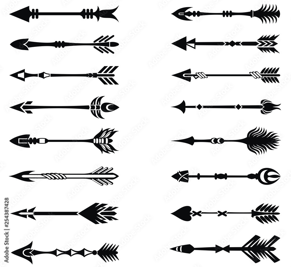 Native American Arrows Vector