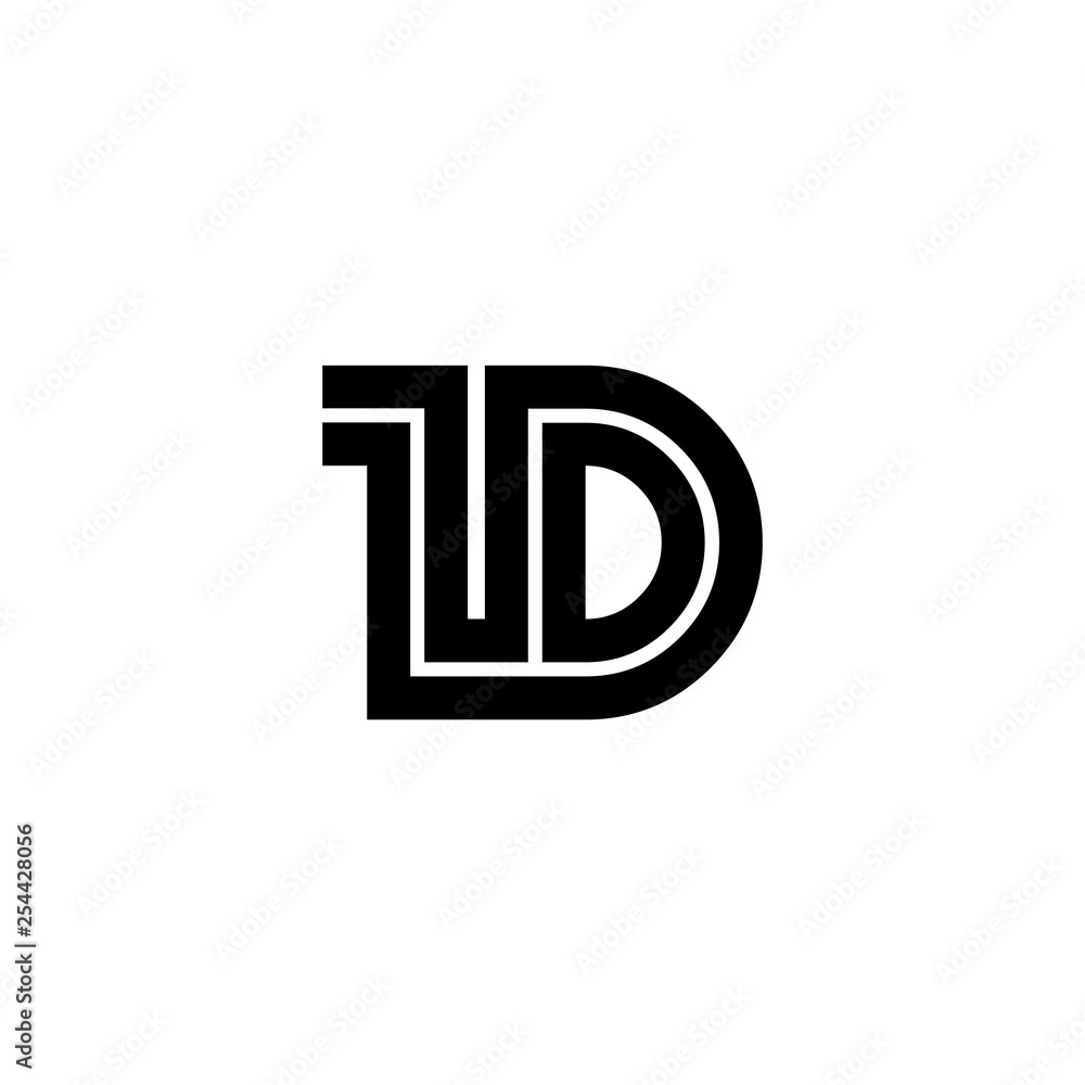 1d Logo White