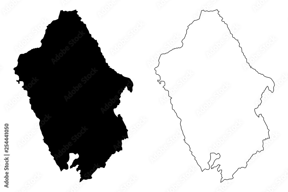 Ancash Region (Republic of Peru, Regions of Peru) map vector ...