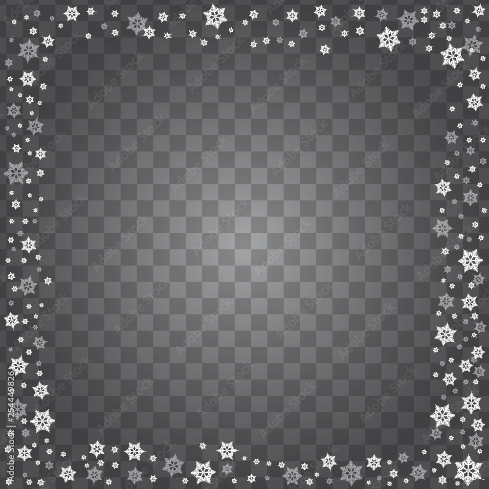 Snowflake Border Vector