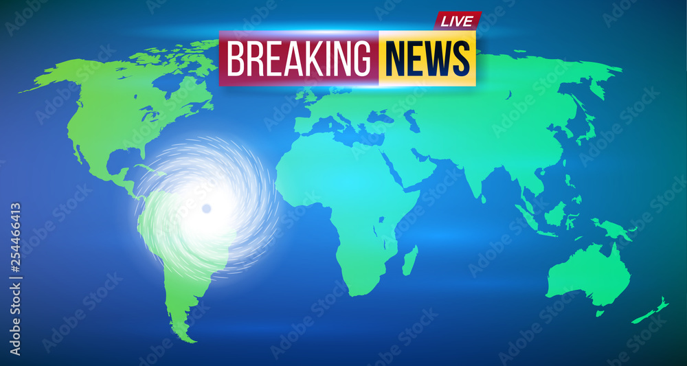 Creative vector illustration of realistic hurricane cyclone wind ...