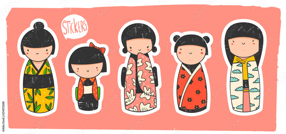 Cute Japanese Cartoon Character Doll